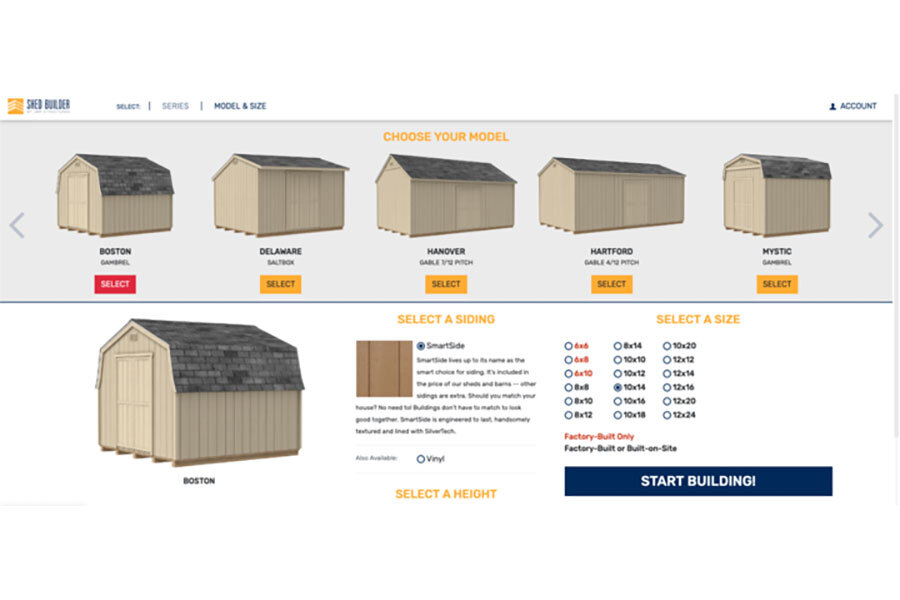 Online Shed Builder » JDM Outdoors